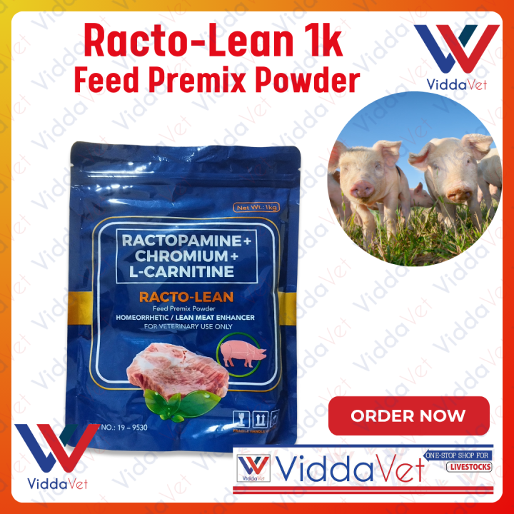 Viddavet 1kilo Racto Lean enhance weight gain improve carcass for pigs ...