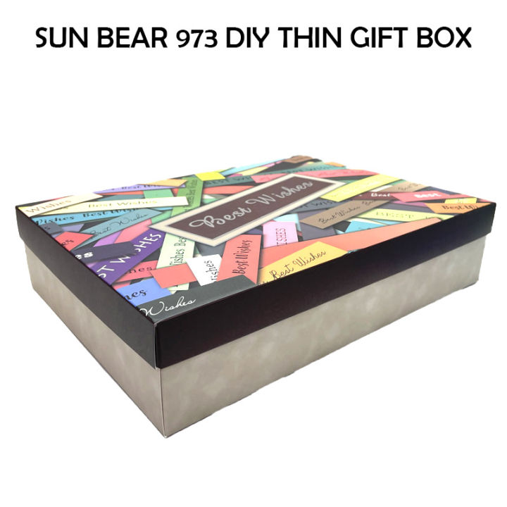 Sun Bear 973 DIY Thin Gift Box | Lazada