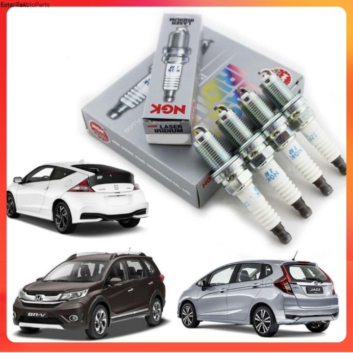 NGK LASER IRIDIUM SPARK PLUG HONDA CITY JAZZ 2014-2019 BRV CRZ T9A T5A GK5 (4PCS) (DIFR6D-13 ...