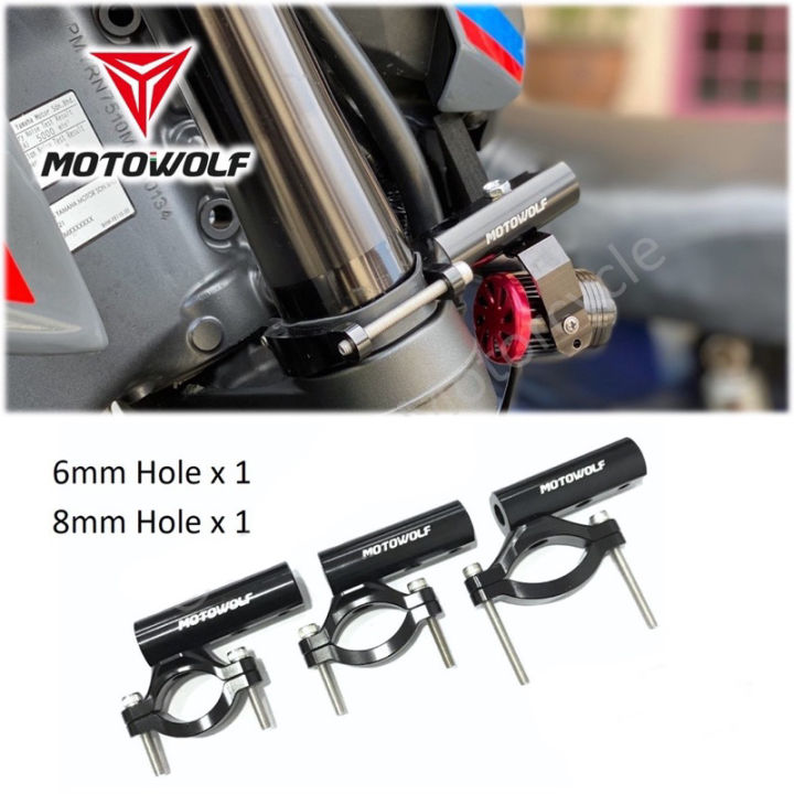 Motowolf Aluminium Extension Rod Clamp Spotlight Mounting Bracket ...