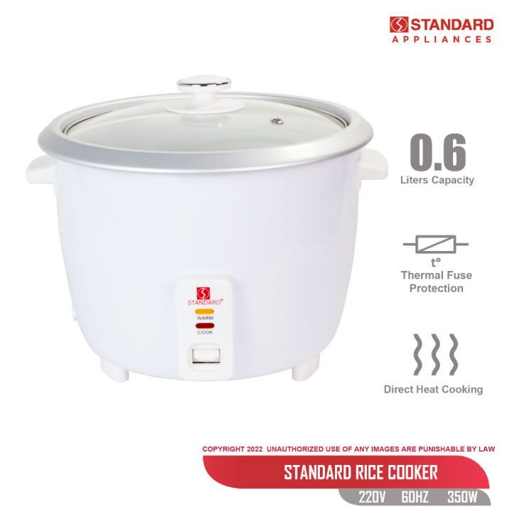 Standard Rice Cooker 0.6L (plain white) SRG 0.6L | Lazada PH