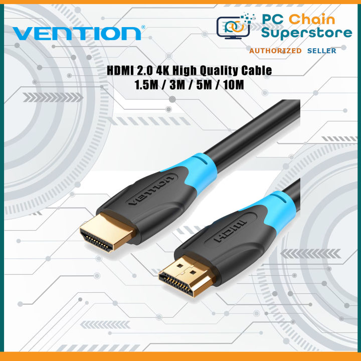 Vention 4K HDMI 2.0 1080P High Speed Cable - 1.5M / 3M / 5M / 10M ...
