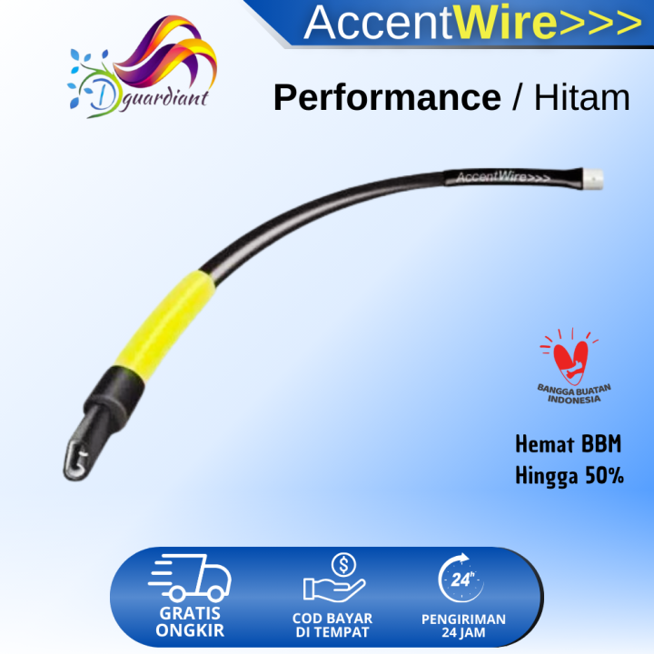 ACCENT WIRE Black Performance Kabel Coil Universal Peningkat Akselarasi ...