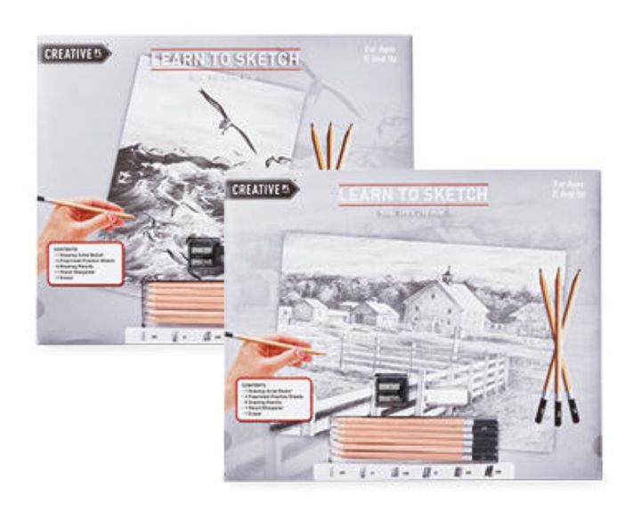 CREATIVE PL Sketch By Numbers Engraving Art Crafts Learn to Sketch Pre ...