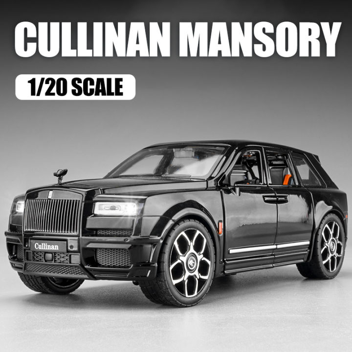 Large 1:20 Rolls Royce Cullinan Mansory SUV Alloy Model Car Modified ...