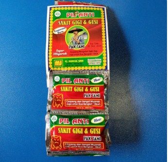 Obat Sakit Gigi Kapsul Pak Tani Original (Renceng) Isi 12 Sachet ...