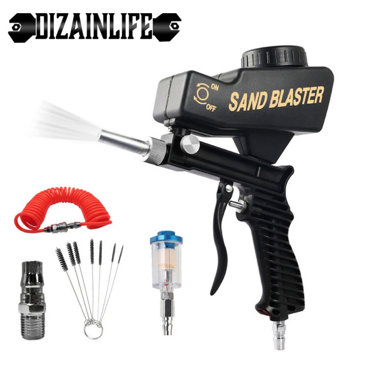 Adjustable sandblasting 90 psi portable sand blaster paint spray ...