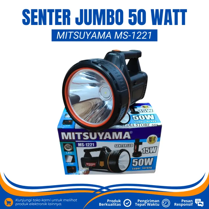 SENTER JUMBO 50 WATT SENTER LED HANSIP SENTER SECURITY SUPER TERANG ...
