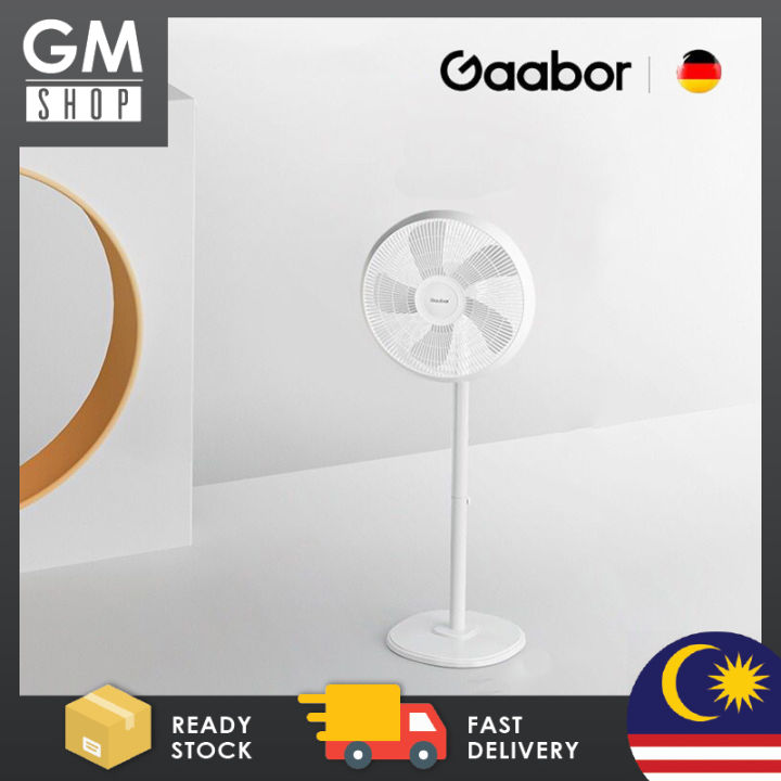 GMSHOP Gaabor Stand Fan and Table Fan 3 Speed Mode Noise Reduction Wide ...