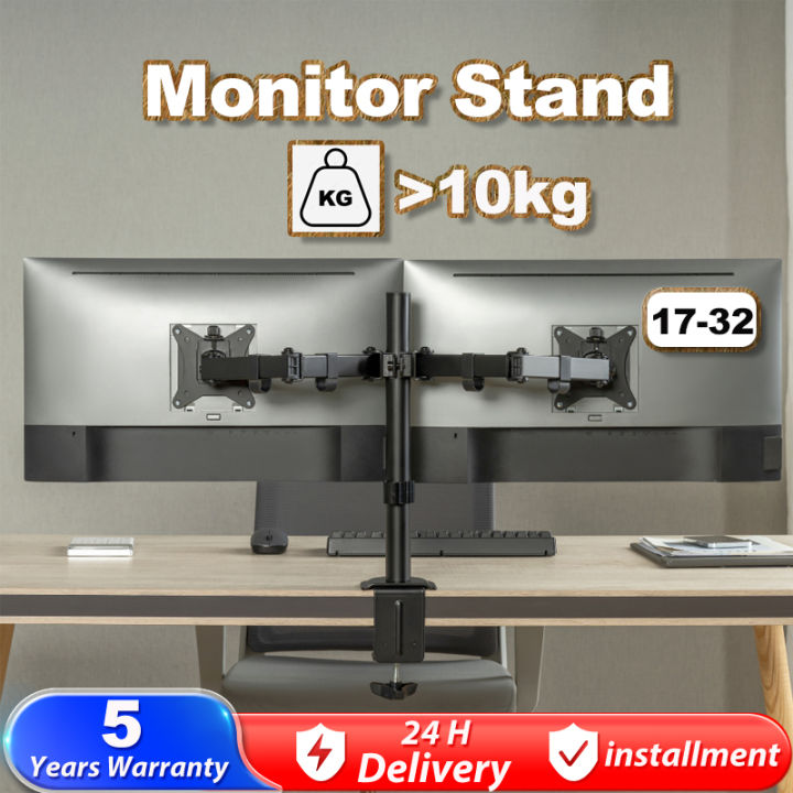 Monitor Arm Stand 17”-32” Desktop Mount Bracket 10kg Multi-Direction ...