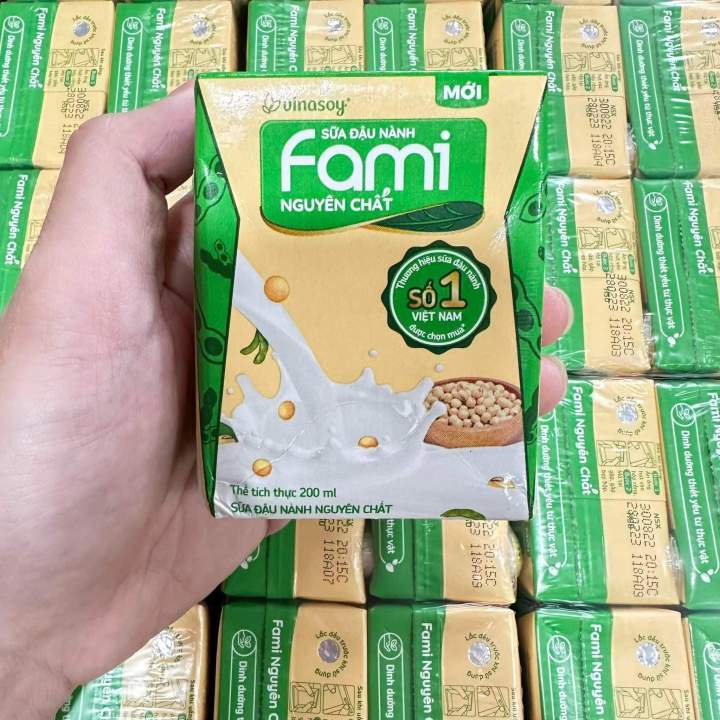 Fami Soya Milk - Sua Dau Nanh Fami 3 Flavor 200ml | Lazada