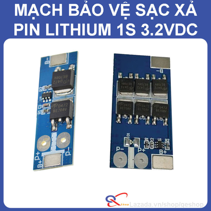 Mạch bảo vệ sạc xả pin lithium 1s 3.2V | Lazada.vn