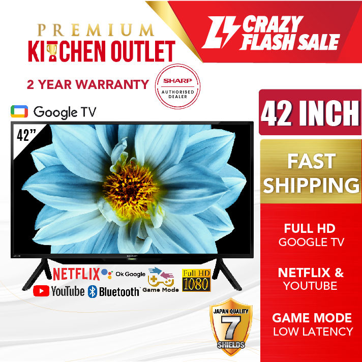 【Own Truck Delivery】Sharp 42 Inch AQUOS Full HD Google TV 2TC42EG1X ...