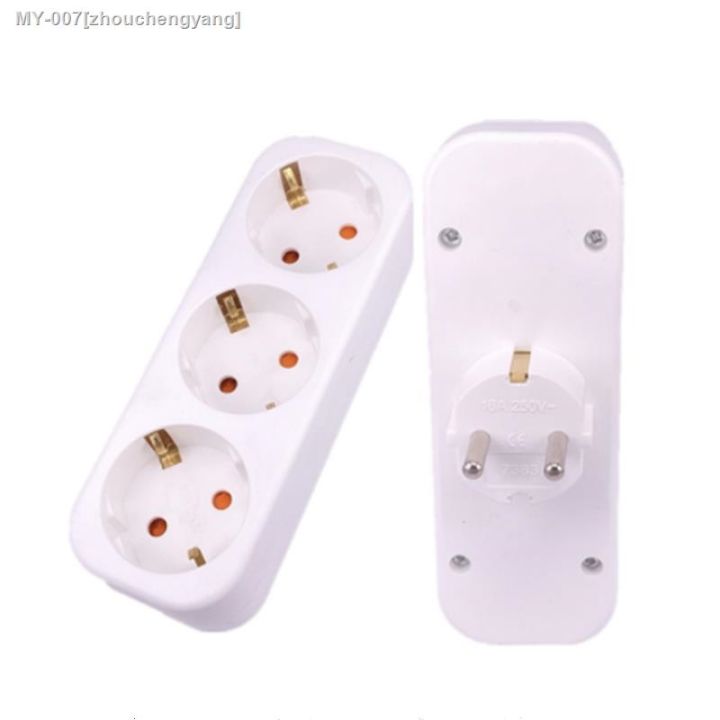 ஐ EU Type German standard 2-hole 1 TO 3 Way Conversion Socket Power ...