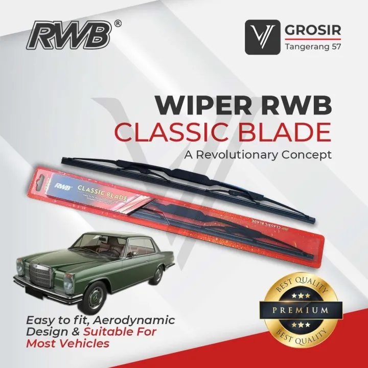 WIPER Mercy Mini W114 W115 1968-1976 Classic Blade RWB 2 PCS | Lazada ...