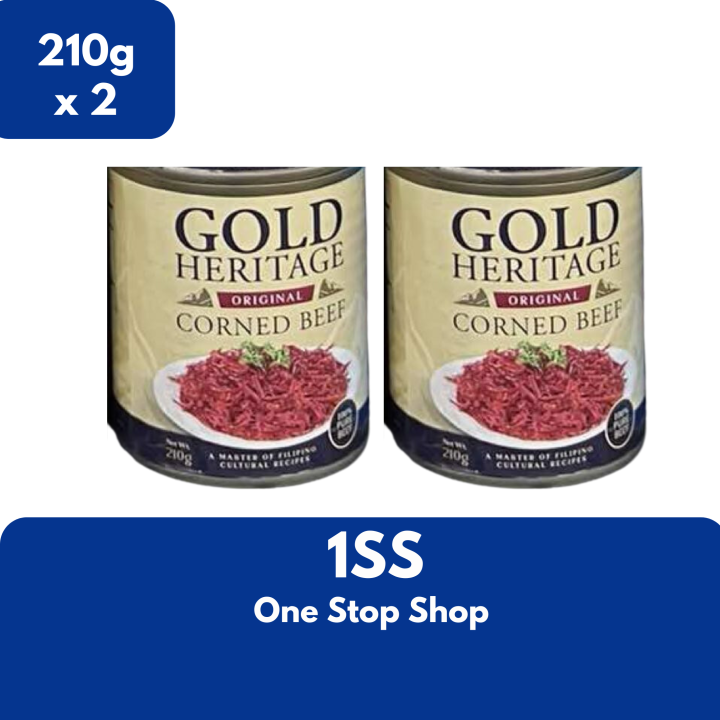 Gold Heritage Original Corned Beef, 210g set of 2 | Lazada PH
