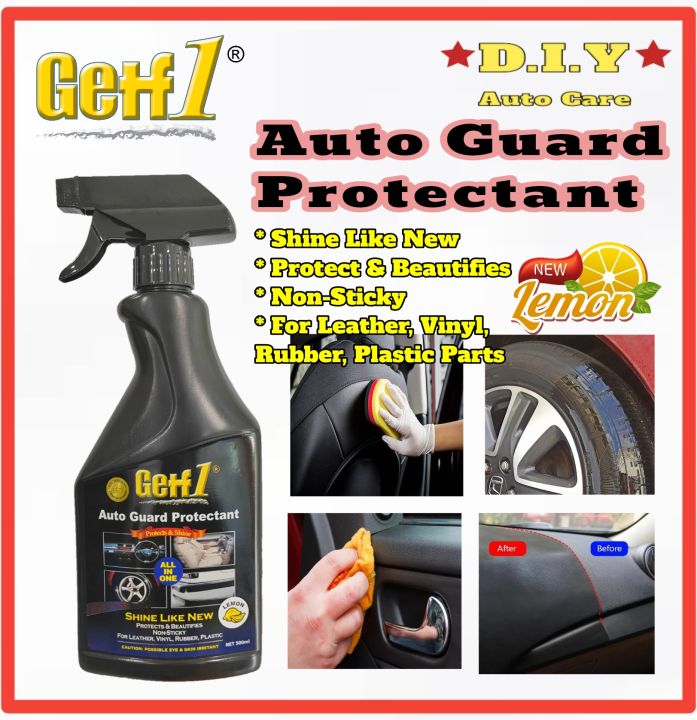 Car Care Getf1 Auto Guard Protectant Dashboard Polish Dashboard Plastic ...