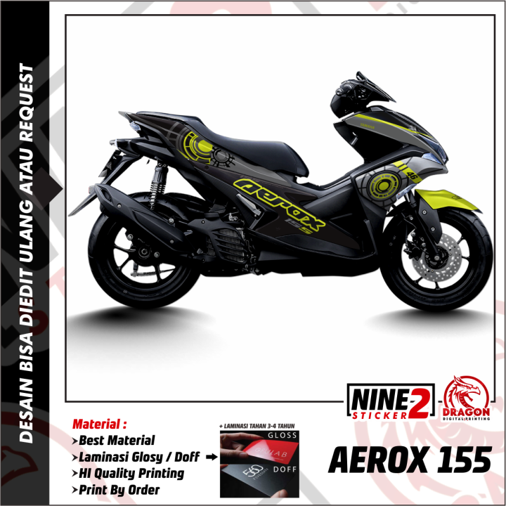 STICKER AEROX 155 DECAL AEROX 155 STRIPING AEROX FULL BODY STIKER AEROX ...