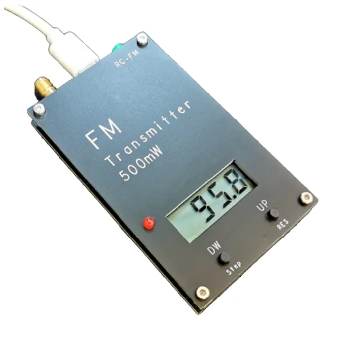 [ ]2000M 0.5W FM Transmitter Stereo Digital LED Display Frequency 88M ...
