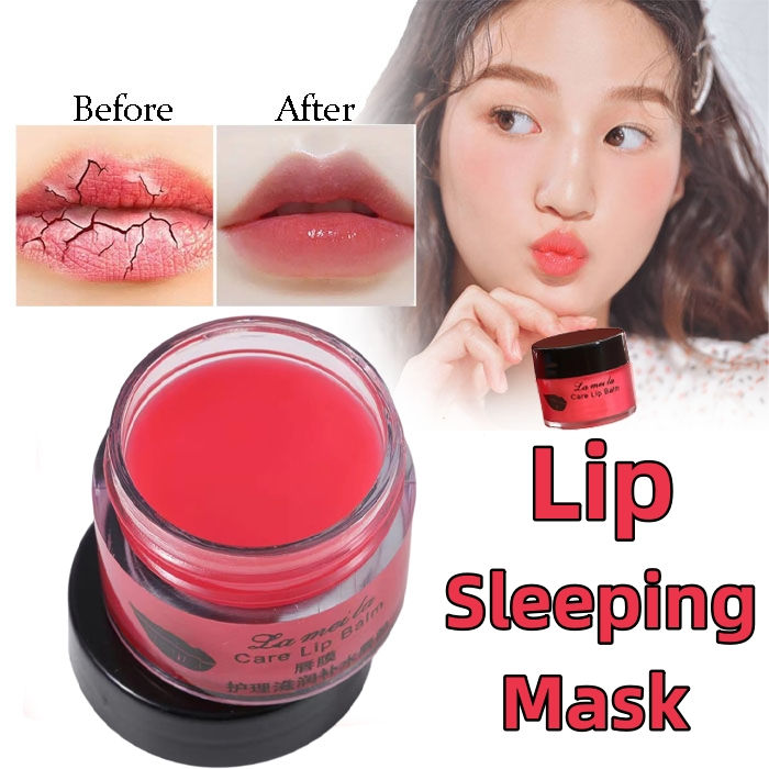 Lip Sleeping Mask Moisturizing Hydrating Nursing Lip Mask Removing Dead ...