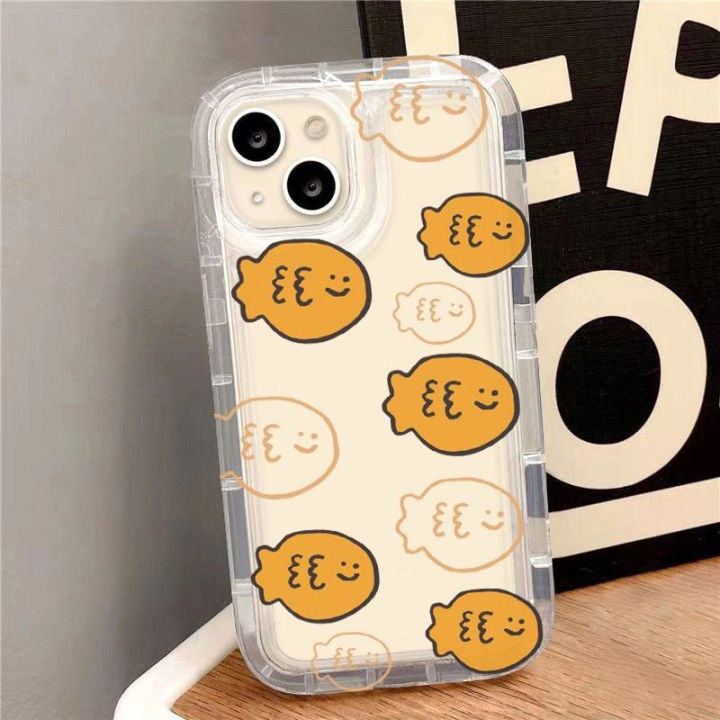 Case Ins Lucu Sederhana Kucing Ikan Case iPhone 13 12 11 14 Pro Max XR ...