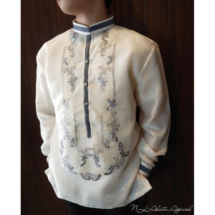 BARONG FOR MEN CHINESE PURE EMBROIDERED BARONG TAGALOG | Lazada PH