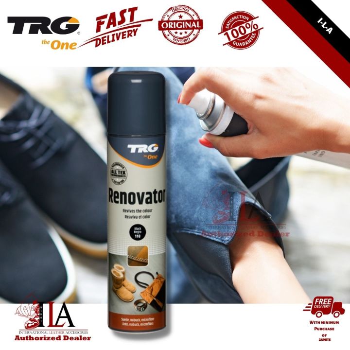 TRG The One Suede Nubuck Renovator Spray (Leather Care), 250ml Made in ...