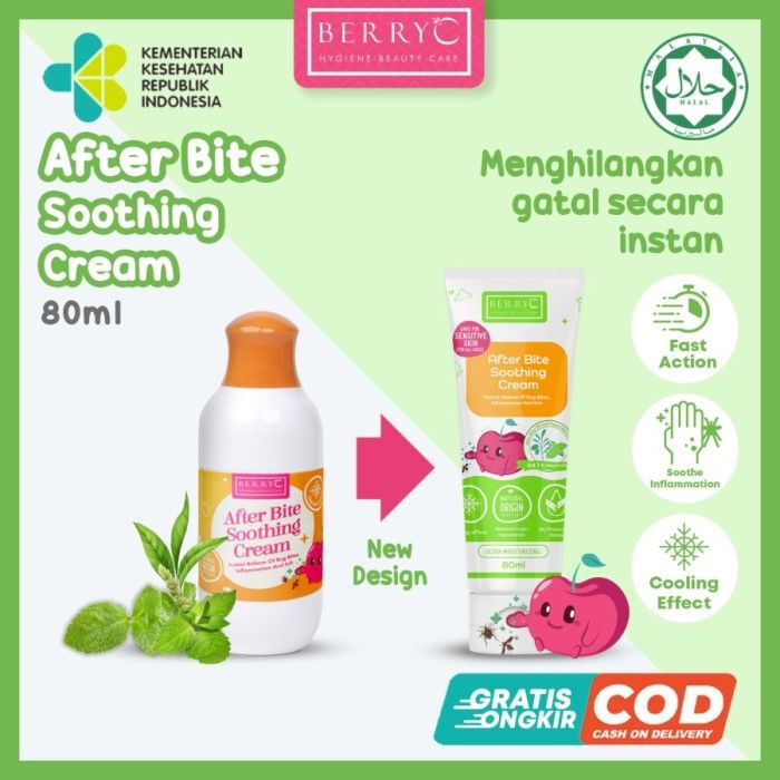BerryC After Bite Soothing Cream 80ml - Cream Baby | Lazada Indonesia