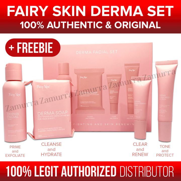 FAIRYSKIN DERMA FACIAL SET ORIGINAL WITH FREEBIES, BUY 2 SETS AND GET ...