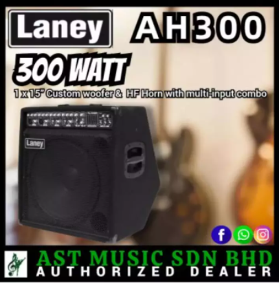 Laney AH300 Audiohub 300-watt 15 inches Combo Amplifier (AH-300/Ah300 ...