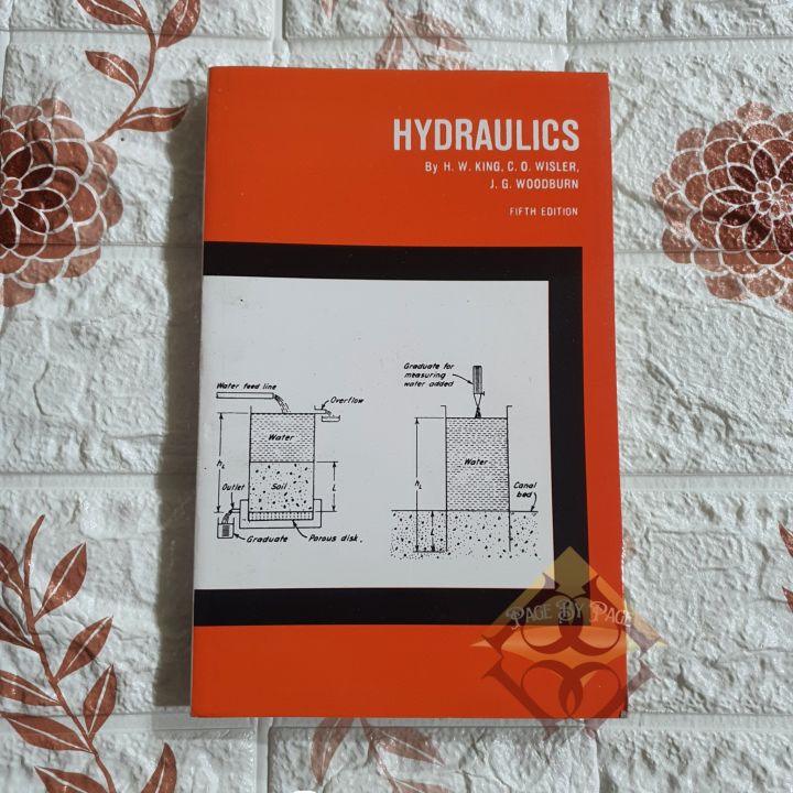 Hydraulics fifth edition By;H.W.King.Co. Wisler | Lazada PH