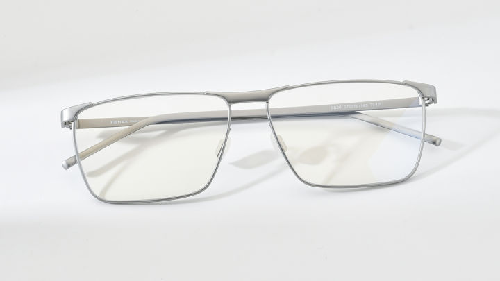 FONEX Pure Titanium Glasses Men Brand Design Square Eyeglasses Business ...