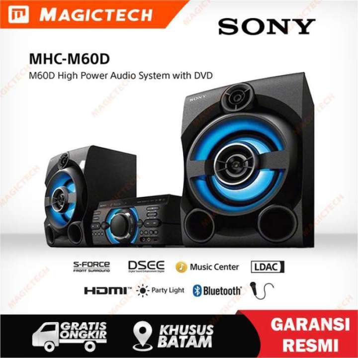 SONY HIFI MHC-M60D High Power Audio System with DVD MHC-60 | Lazada ...