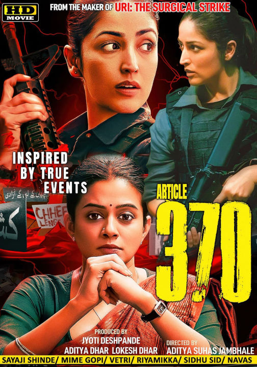 Article 370 (2024) Hindi Movie DVD | Lazada