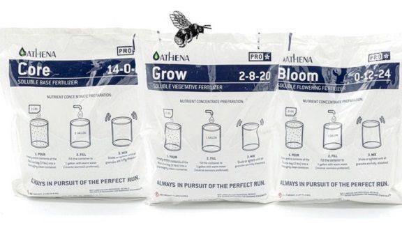 Athena Pro Grow, Bloom, Core 2 lbs (0.9 kg) Water Soluble Vegetative ...