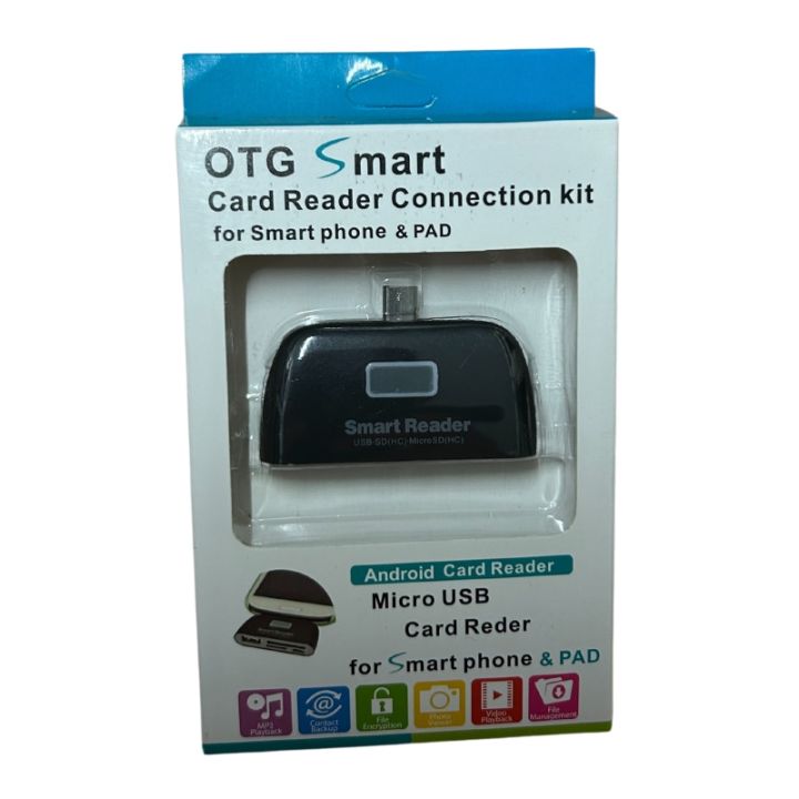 Versatile OTG Smart Card Reader Connection Kit for Android Devices ...