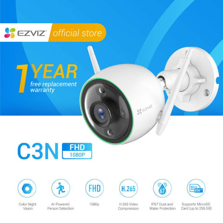 EZVIZ CCTV Camera Outdoor Smart IP Camera,HD 1080P Wireless cctv camera ...