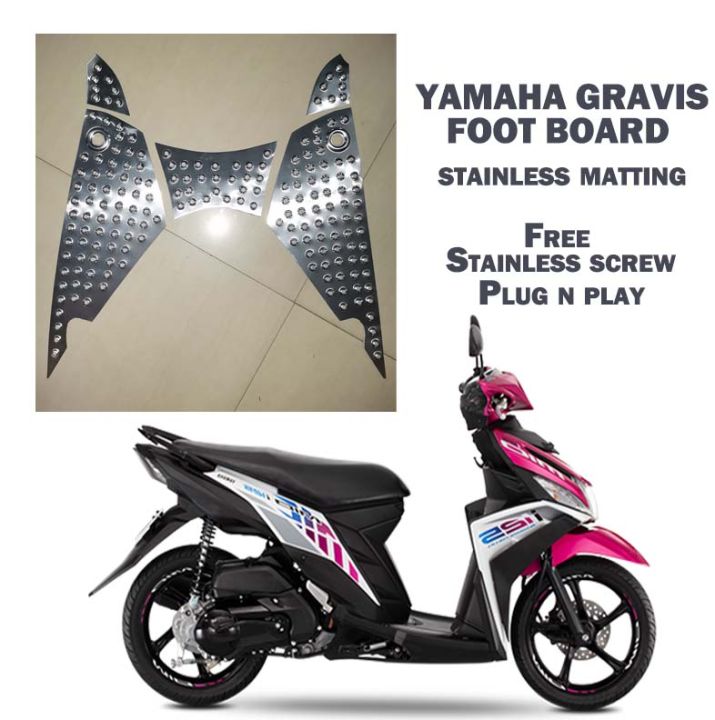 Yamaha Mio Gravis v1 2019-2022 Puzzle Matting w Stainless Screw | Lazada PH