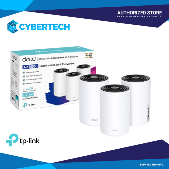 Tp-Link Deco X80 AX6000 Dual-Band Mesh WiFi 6 System | Lazada PH Tp-Link Deco X80 AX6000 Dual-Band Mesh WiFi 6 System | Lazada PH