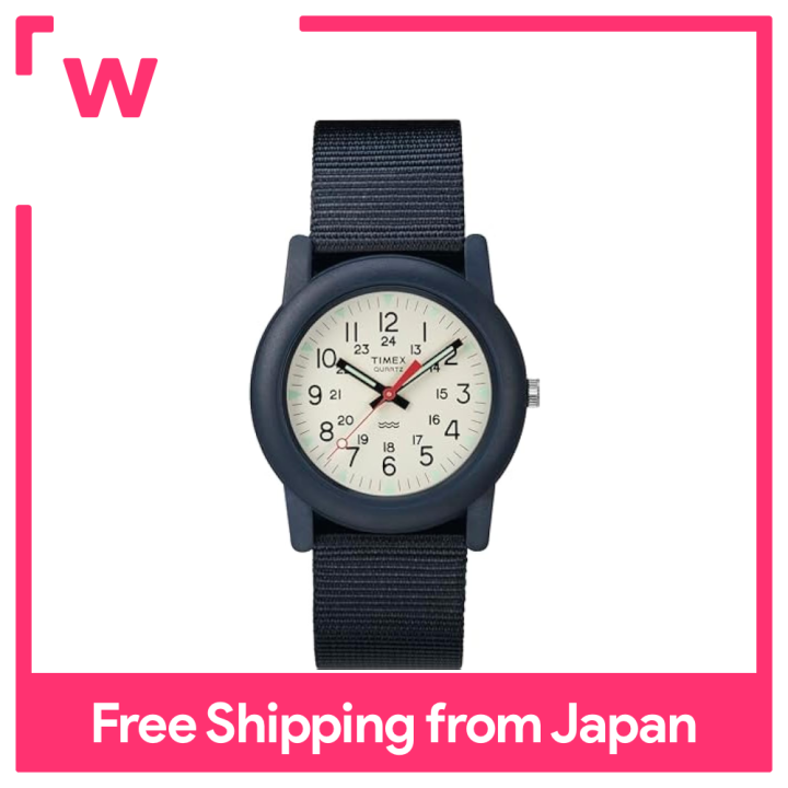 [TIMEX] Timex Camper 34mm Japan Limited Blue Dial Resin Quartz 34MM ...