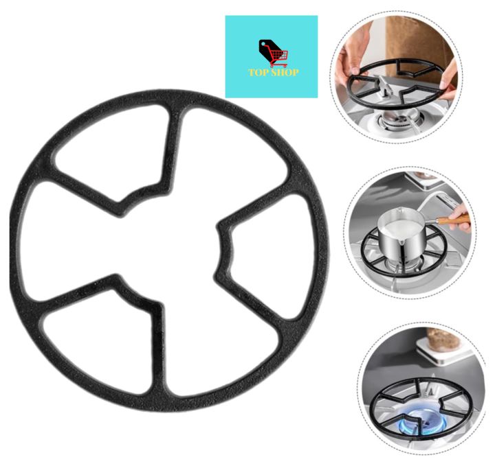 TOP SHOP Cast Iron Gas Stove Cooker Ring Reducer Espresso Maker Coffee ...