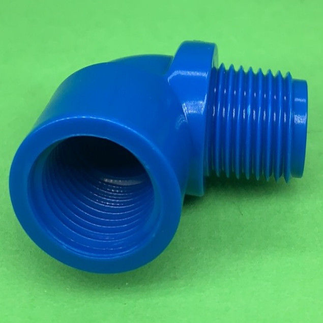 Pvc blue fittings full threaded st elbow 20mm | Lazada PH