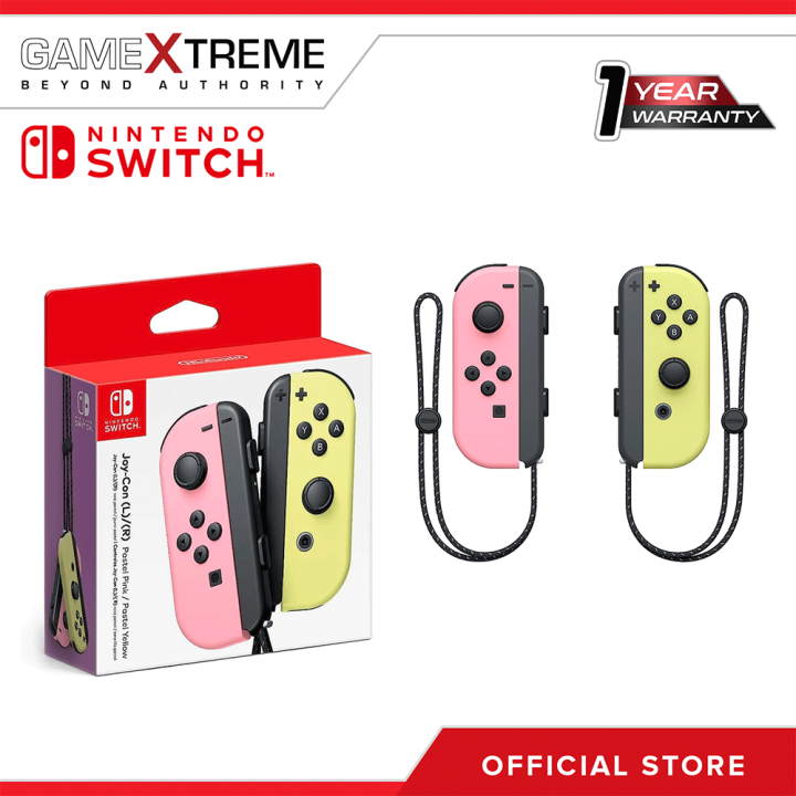 Nintendo Switch Joycon Controller L/R Pastel Pink/Pastel Yellow | Lazada PH