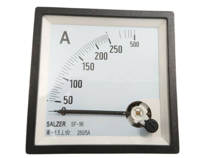 Salzer 4" * 4" 250 / 5A Ammeter | Lazada