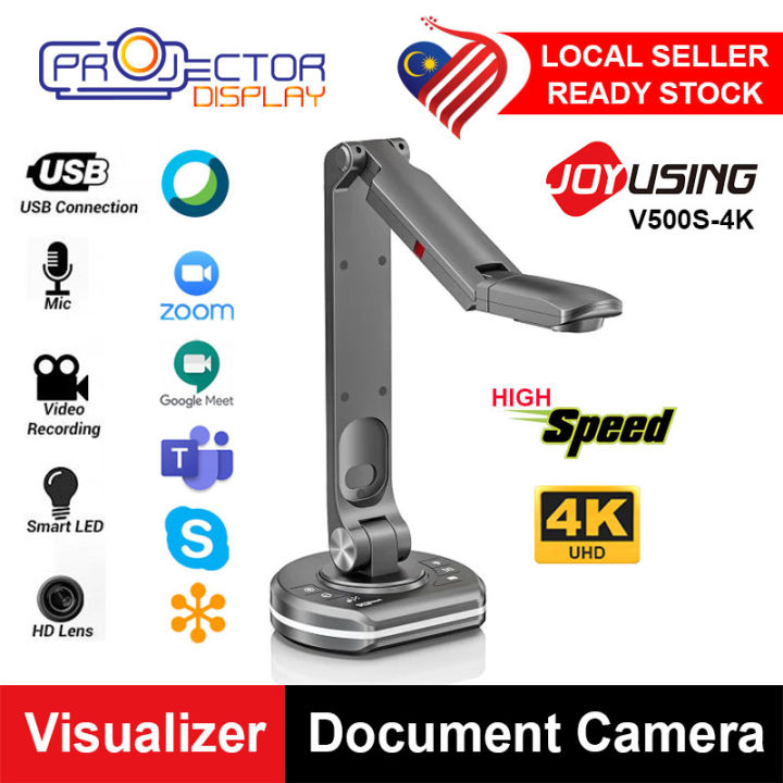 Joyusing V500S-4K Visualizer | Ultra Portable Document Camera | Object Scanner | Visualiser ...