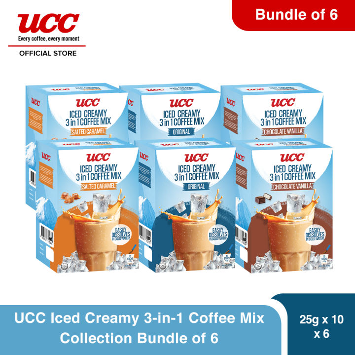 UCC 3in1 Iced Creamy Complete Collection (2 OR, 2 SC & 2 CV) Bundle of 6 | Lazada