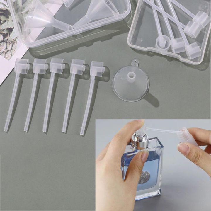 10ml Plastic Syringe Refilling Tool Perfume Transfer Dispenser Adapters ...