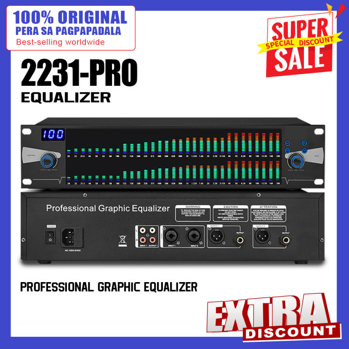 NEW BAXS 2231-PRO Equalizer EQ digital equalizer Built-in na 100DSP ...