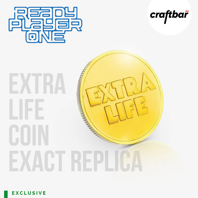 Ready Player One Extra Life Coin Cosplay Prop Collectible Coin | Lazada PH