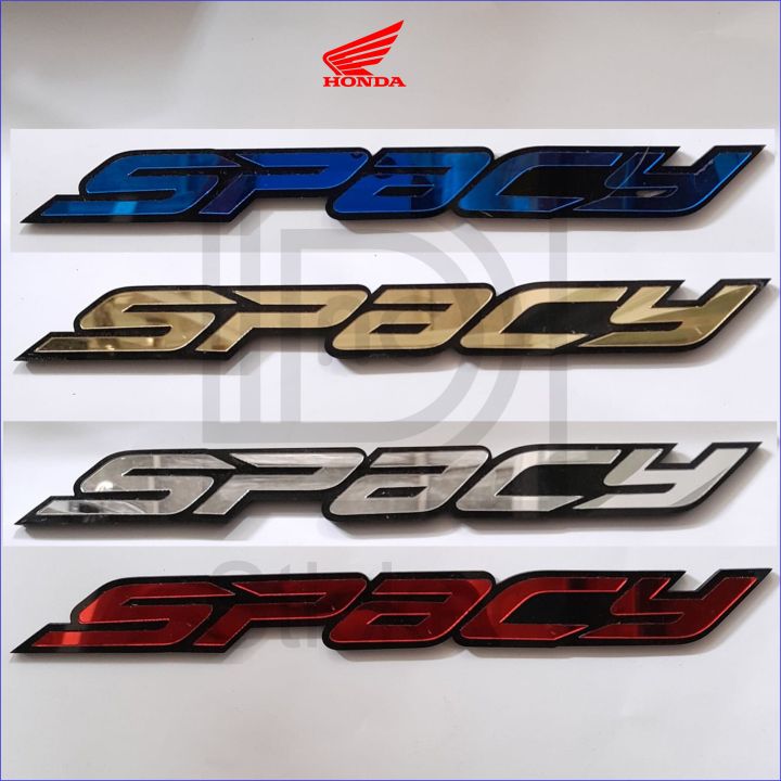 Emblem Honda SPACY Logo Motor 3D Akrilik Variasi Modipikasi keren bukan ...
